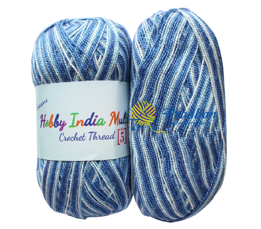 Ganga Hobby India Multicolor Crochet Thread