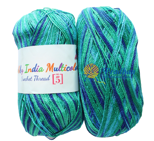 Ganga Hobby India Multicolor Crochet Thread