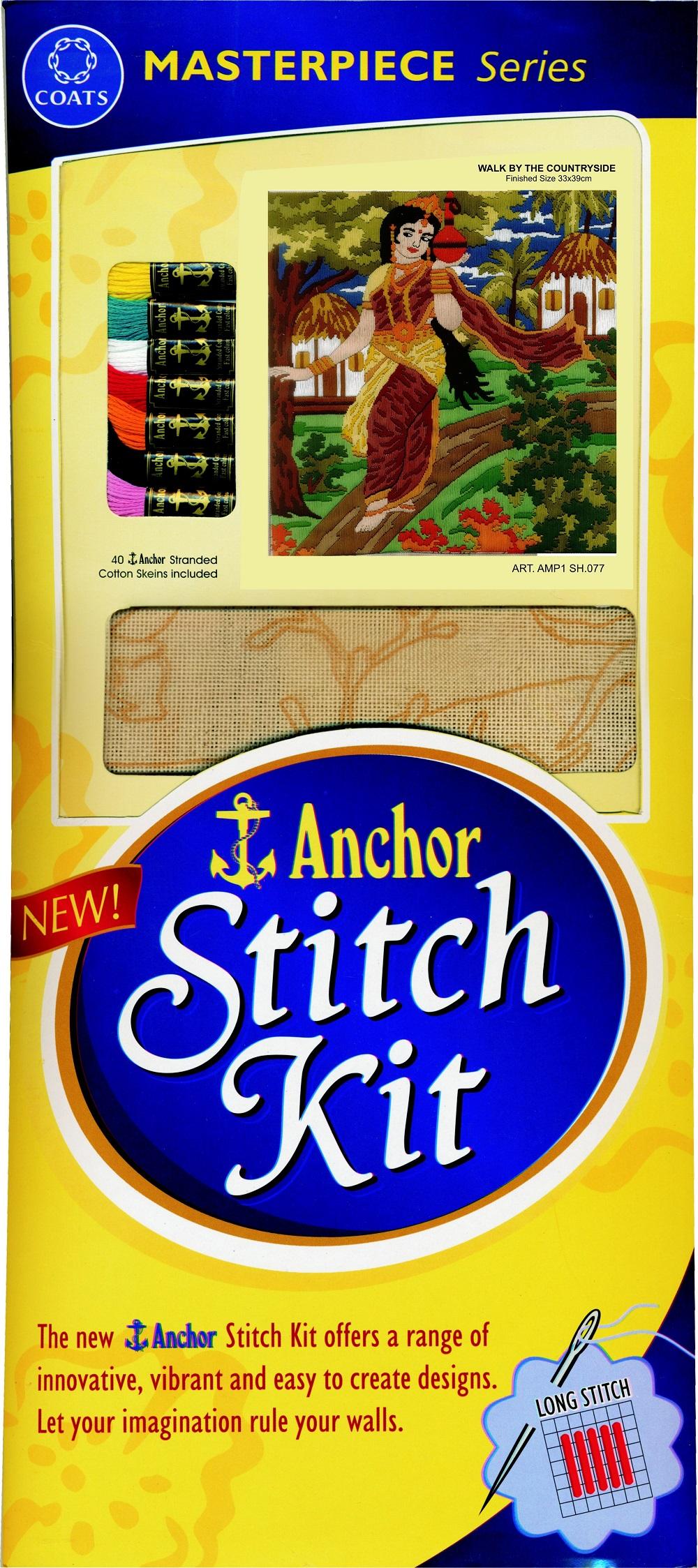 SH.077 Anchor Stitch Kit - Walk by the countryside